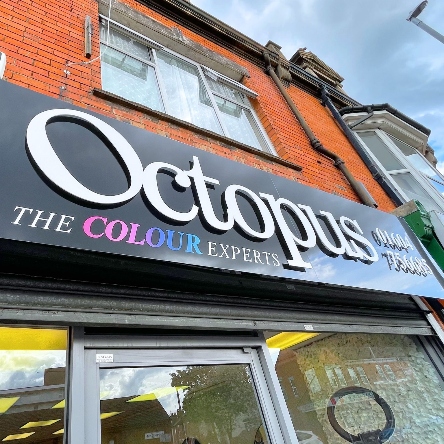 Salon Signage - Blue Star Print Solutions